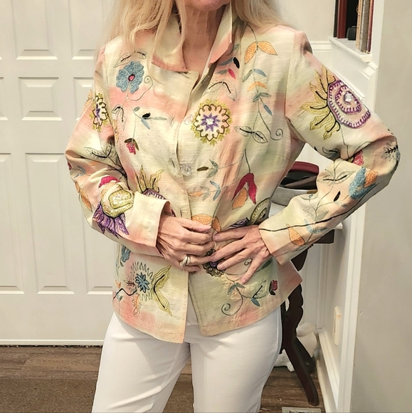 indigo moon | Jackets & Coats | Indigo Moon Statement Jacket Medium 45 ...